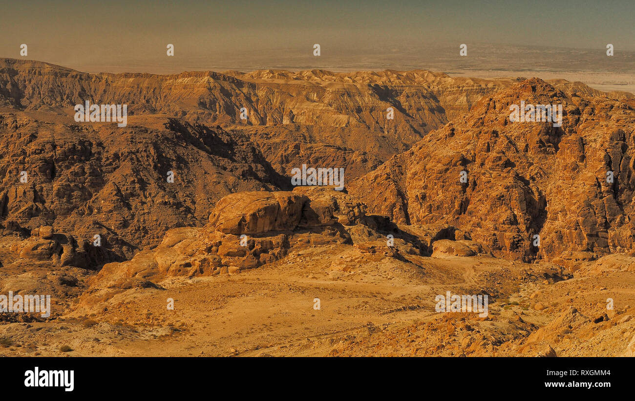 Moab Plateau, Jordan. A typical Jordanian landscape Stock Photo - Alamy