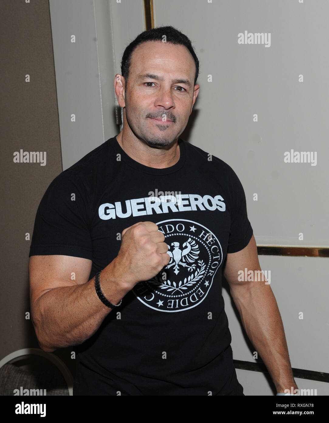 New York, NY, USA. 9th Mar, 2019. Wrestling Superstar Chavo Guerrero Jr ...