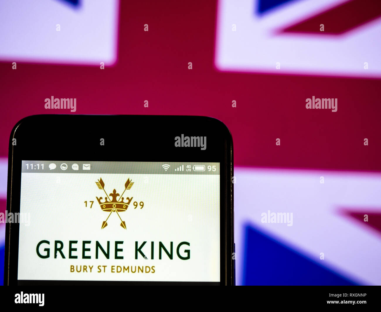 Greene king logo hi-res stock photography and images - Alamy