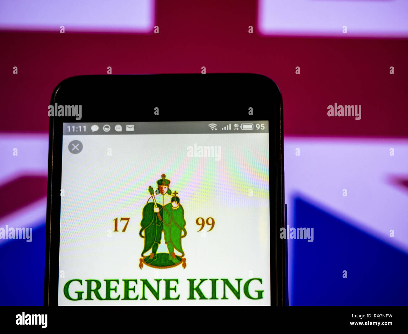Greene king logo hi-res stock photography and images - Alamy