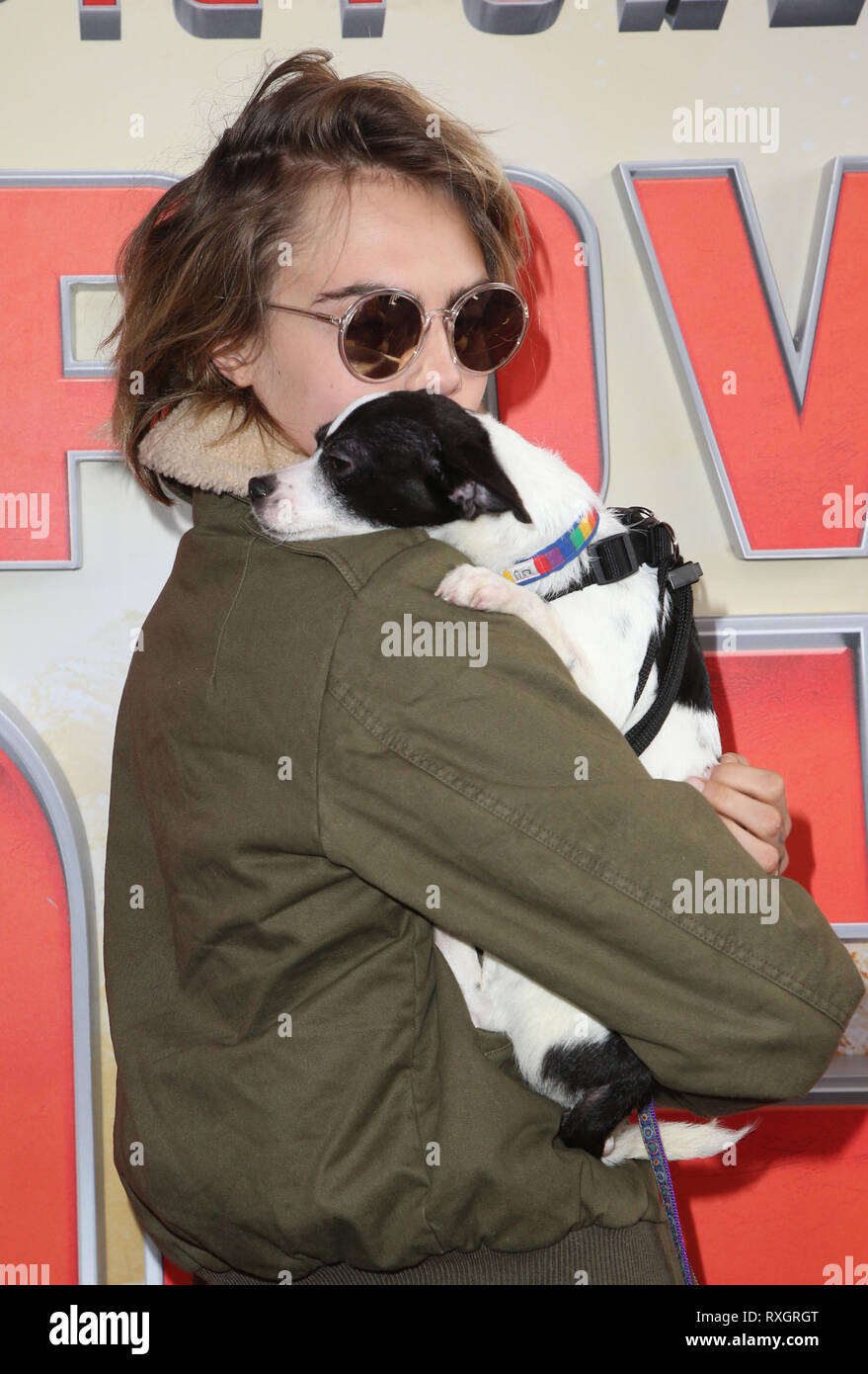 Los Angeles, Ca, USA. 9th Mar, 2019. Cara Delevingne, at the premiere ...