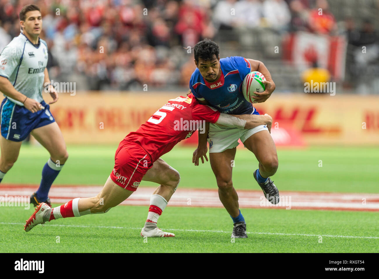 Vancouver, Canada. 9 March, 2019. Luke McCloskey of Canada in motion to ...