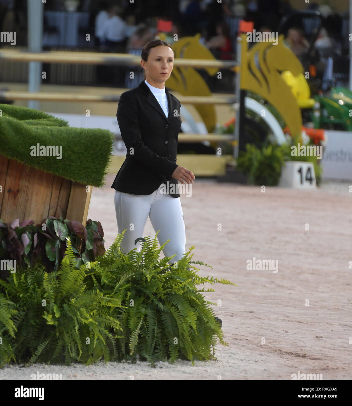WELLINGTION, FL - MARCH 09: SATURDAY NIGHT LIGHTS: Georgina Bloomberg ...