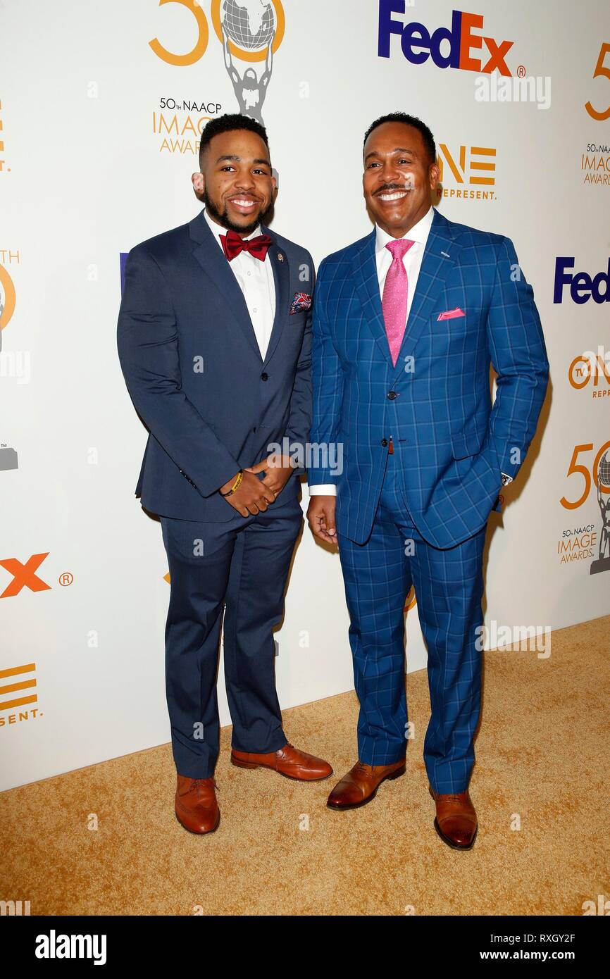 Los Angeles, CA, USA. 9th Mar, 2019. Jared Jackson, John Jackson at ...