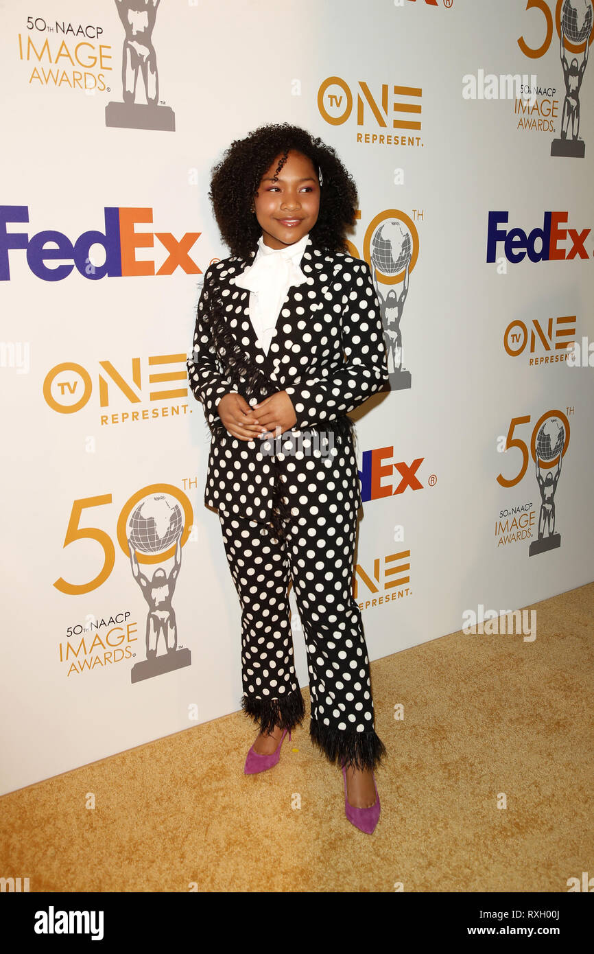 Los Angeles, CA, USA. 9th Mar, 2019. LOS ANGELES - MAR 9: Laya DeLeon ...