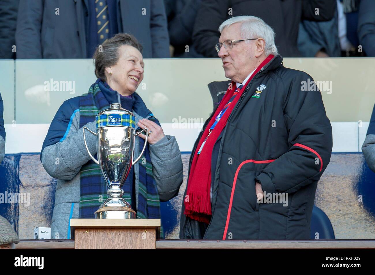 Edinburgh, Scotland. . 09th Mar, 2019. firo: 09.03.2019 Rugby, Guinness ...