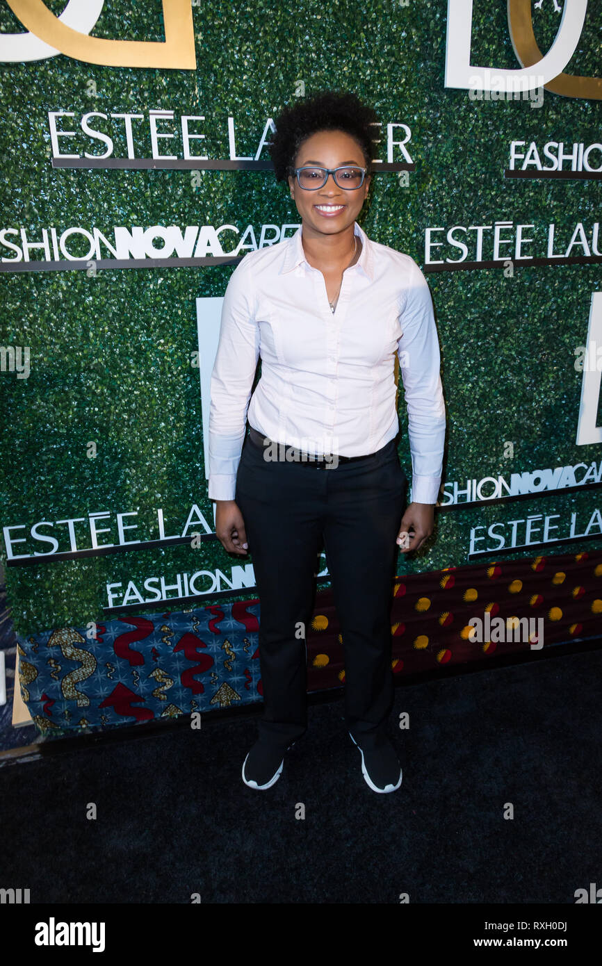 Los Angeles, USA. 09th March, 2019. Tiauna Jackson arrives at ...