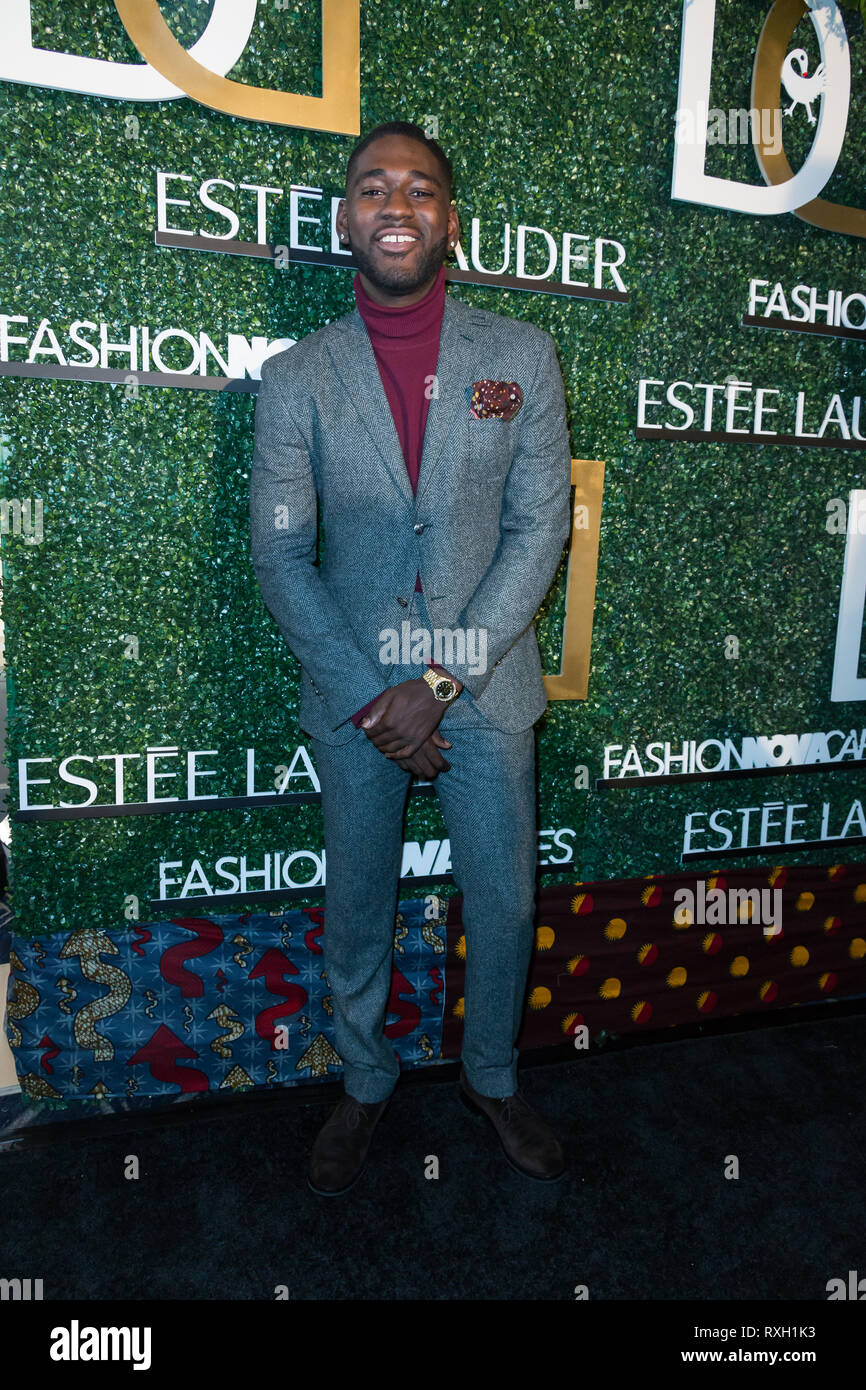 Los Angeles, USA. 09th March, 2019. Kwame Boateng arrives at ...