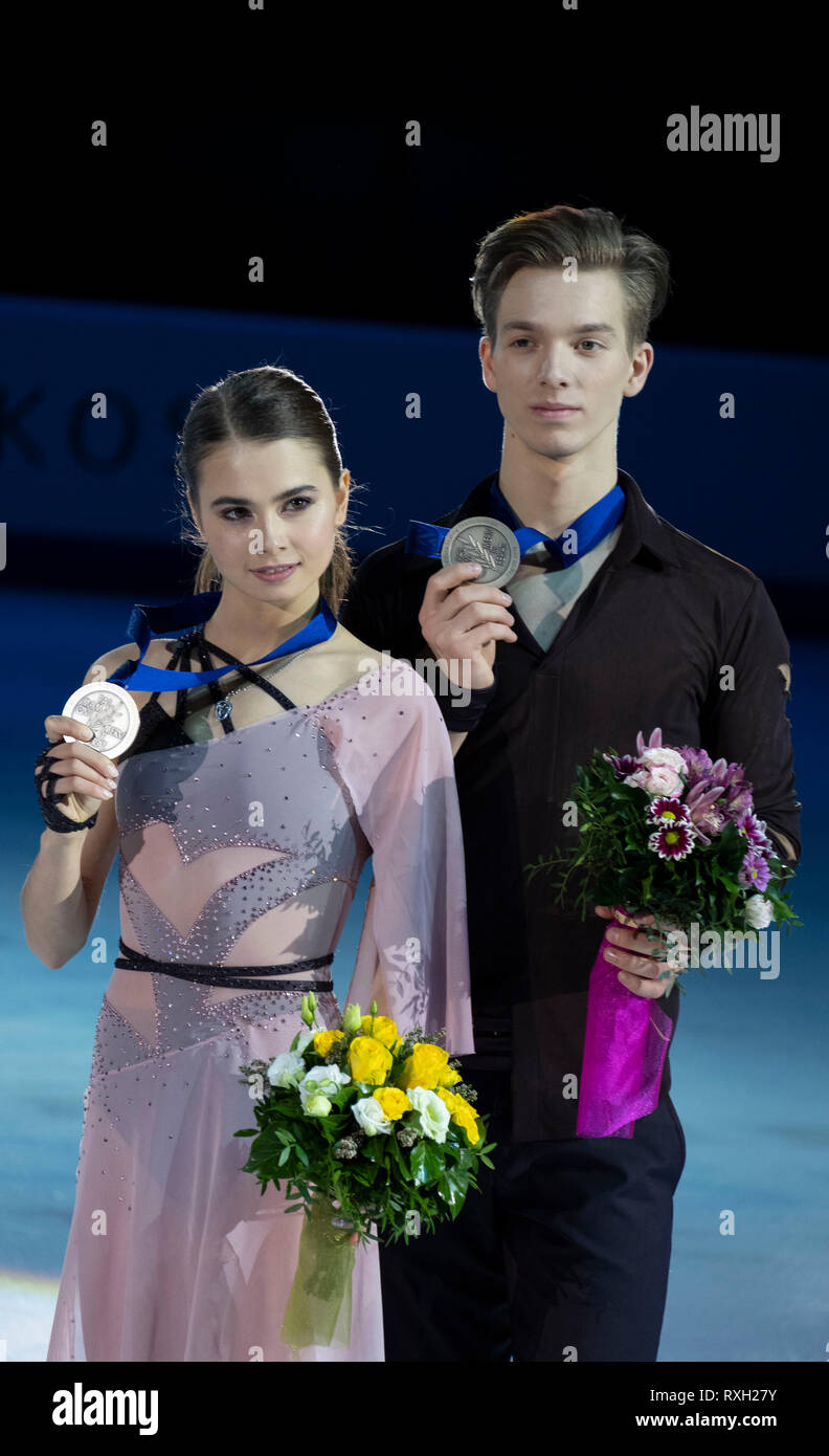 Zagreb, Croatia. 9th March 2019. Sofia Shevchenko/Igor Eremenko of ...