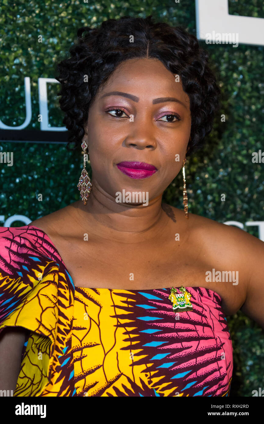 Los Angeles, USA. 09th March, 2019. He Fatima Bio arrives at ...