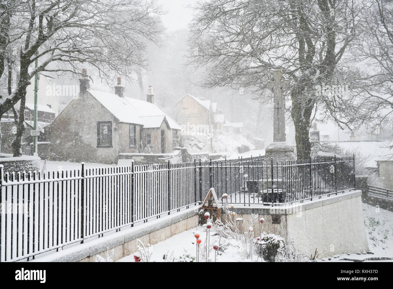 Leadhills, South Lanarkshire, Scotland. 10th March, 2019. Leadhills ...