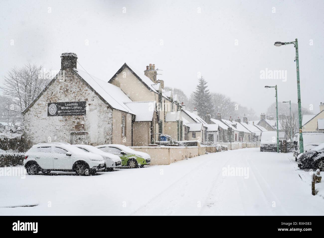 Leadhills, South Lanarkshire, Scotland. 10th March, 2019. Leadhills ...