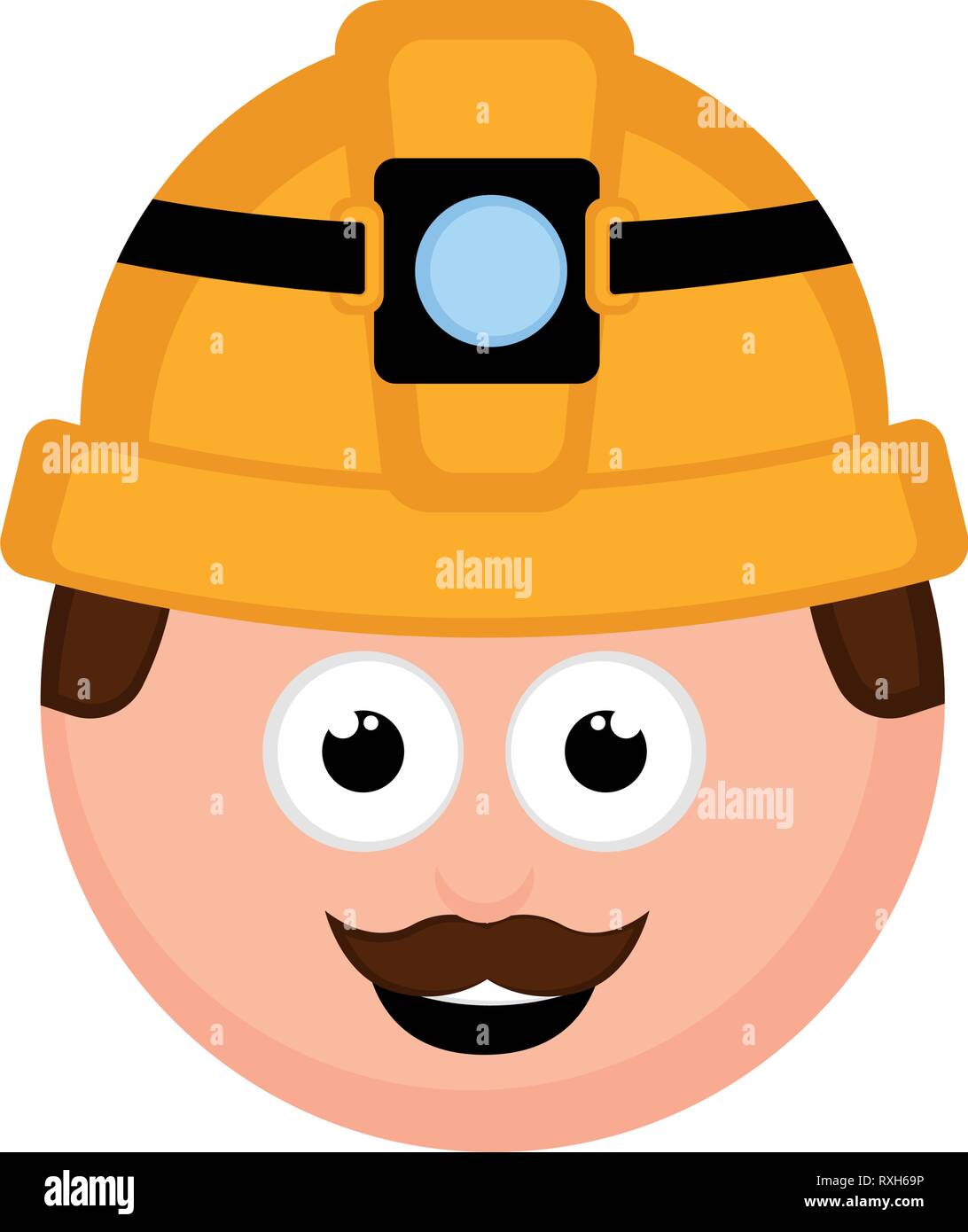 Isolated male miner avatar cartoon Stock Vector Image & Art - Alamy
