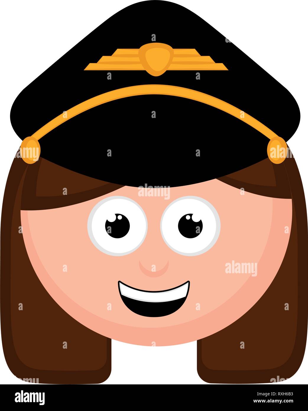 Isolated woman pilot avatar cartoon Stock Vector Image & Art - Alamy