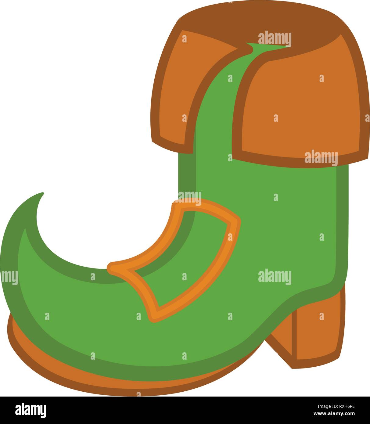 Festive boot illustration Stock Vector Images - Alamy