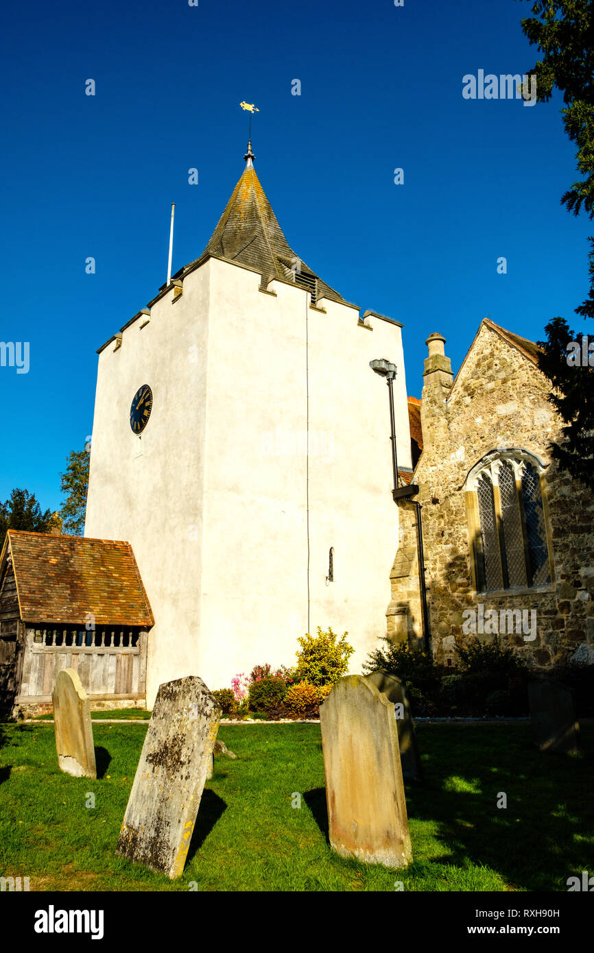 The Church of St Bartholomew, The Green, Otford, Kent Stock Photo - Alamy