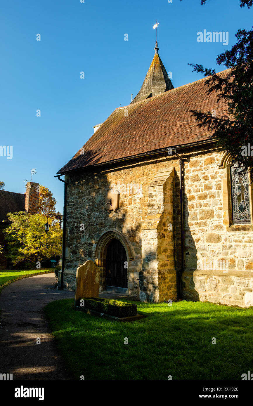 The Church of St Bartholomew, The Green, Otford, Kent Stock Photo - Alamy