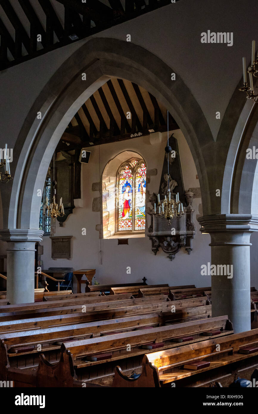 The Church of St Bartholomew, The Green, Otford, Kent Stock Photo - Alamy