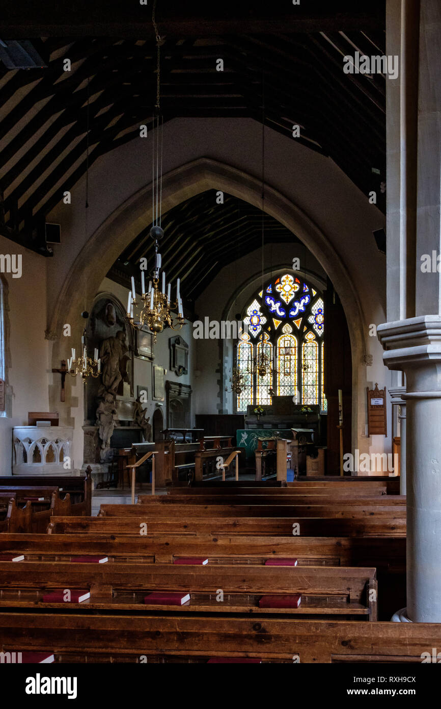 The Church of St Bartholomew, The Green, Otford, Kent Stock Photo - Alamy