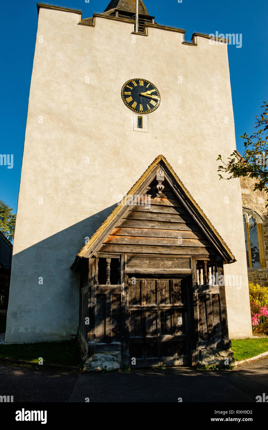 The Church of St Bartholomew, The Green, Otford, Kent Stock Photo - Alamy