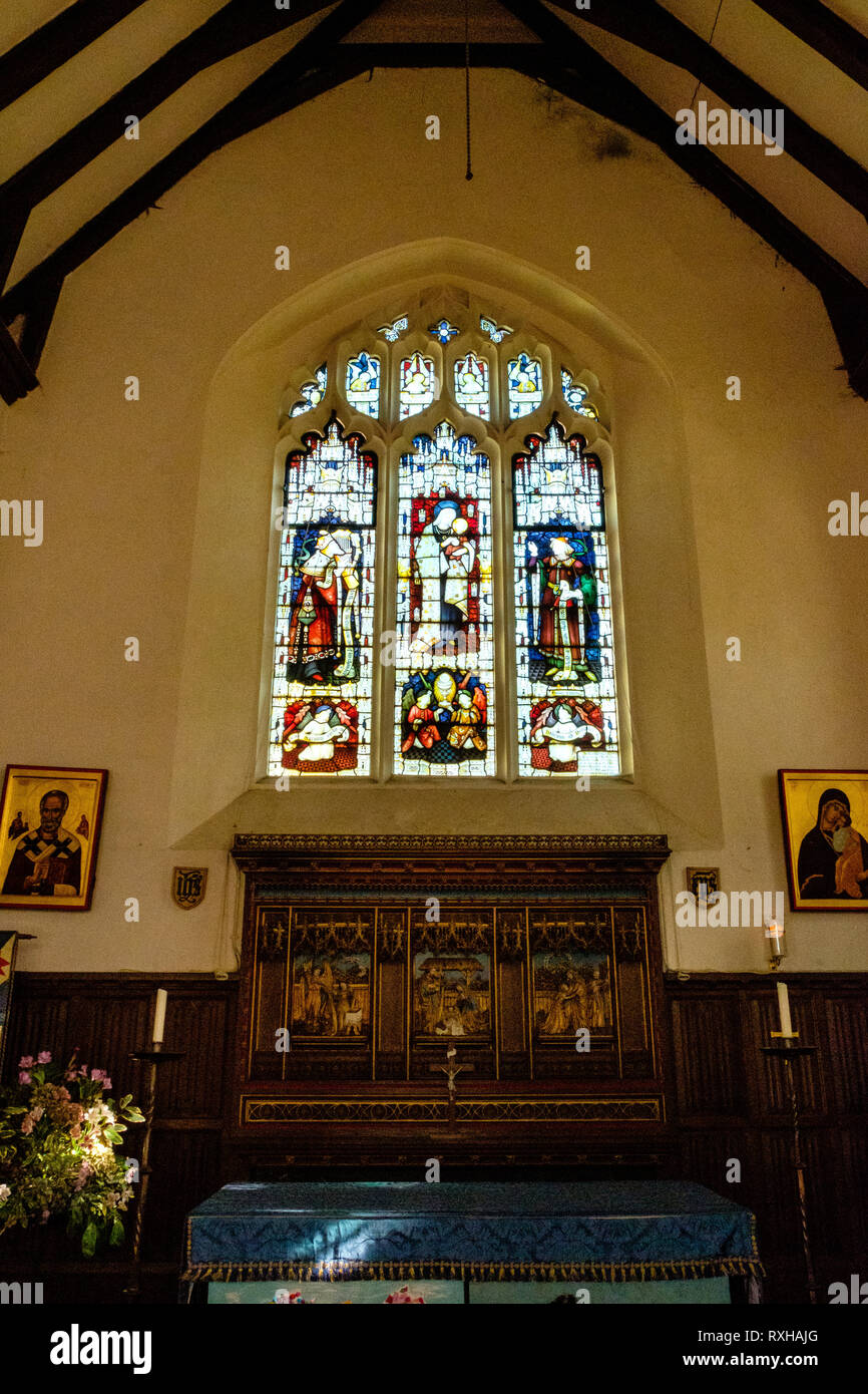 St Nicholas Church, Church Row, Chislehurst, Kent Stock Photo - Alamy