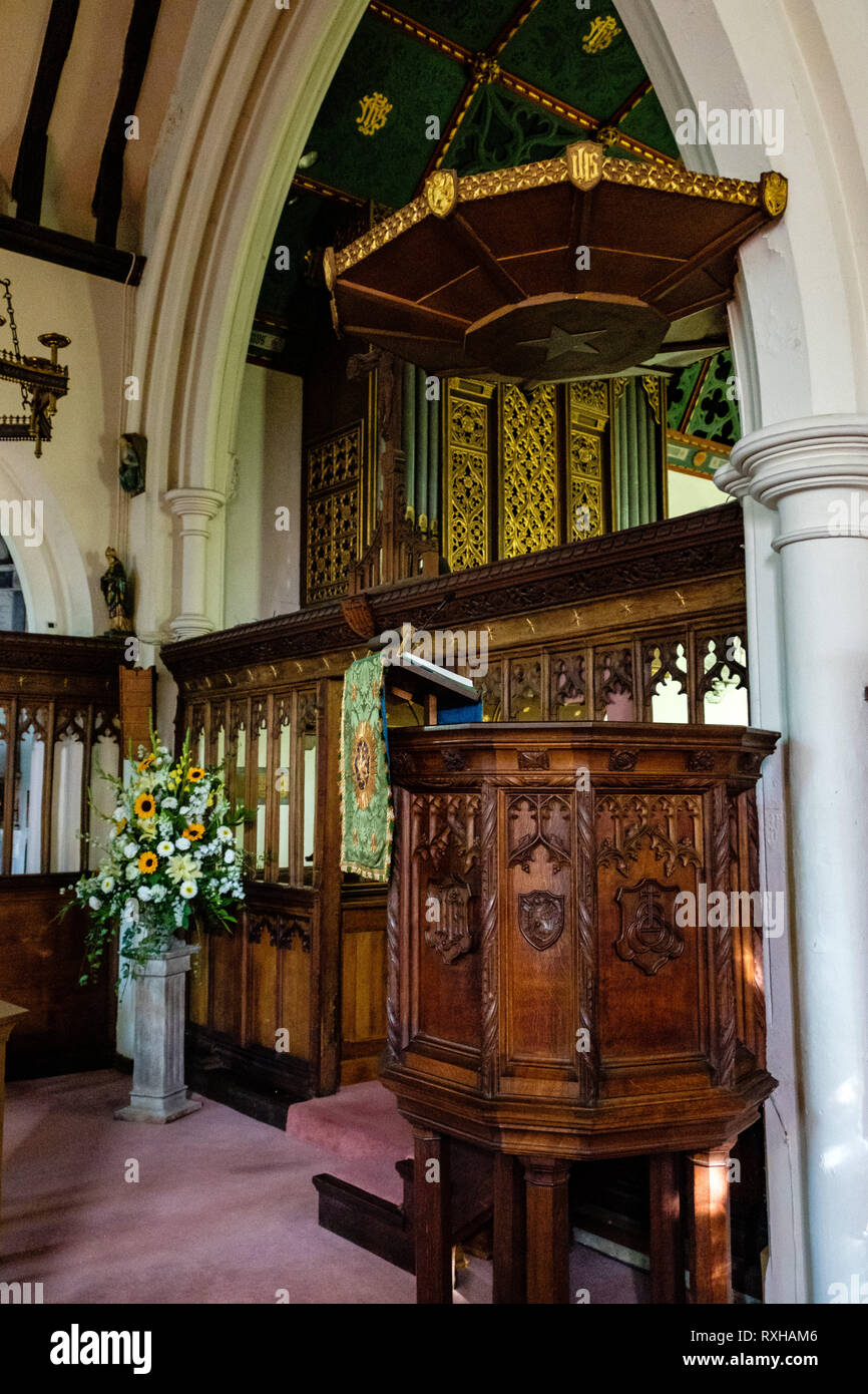 St Nicholas Church, Church Row, Chislehurst, Kent Stock Photo - Alamy