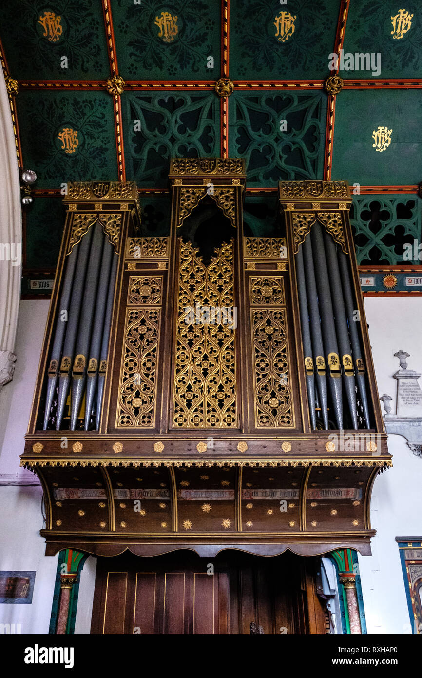 St Nicholas Church, Church Row, Chislehurst, Kent Stock Photo - Alamy