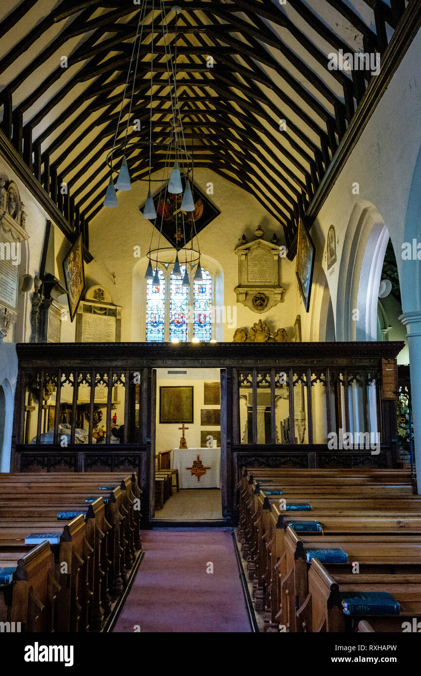 St Nicholas Church, Church Row, Chislehurst, Kent Stock Photo - Alamy