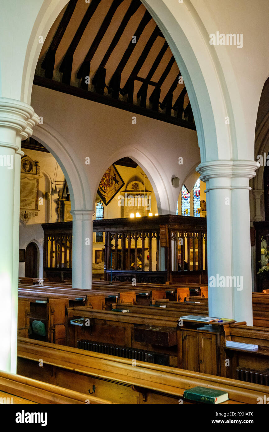 St Nicholas Church, Church Row, Chislehurst, Kent Stock Photo - Alamy
