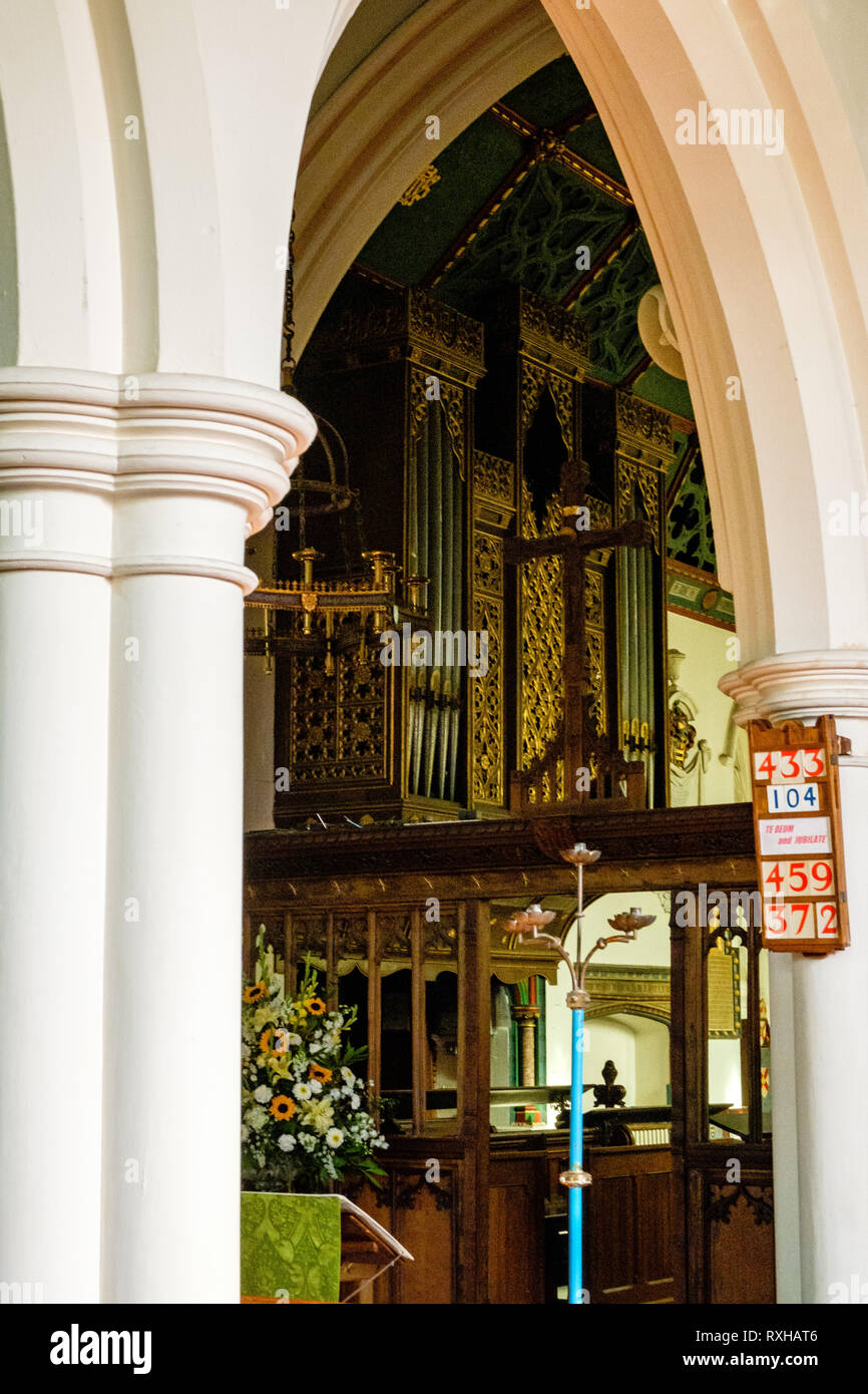 St Nicholas Church, Church Row, Chislehurst, Kent Stock Photo - Alamy