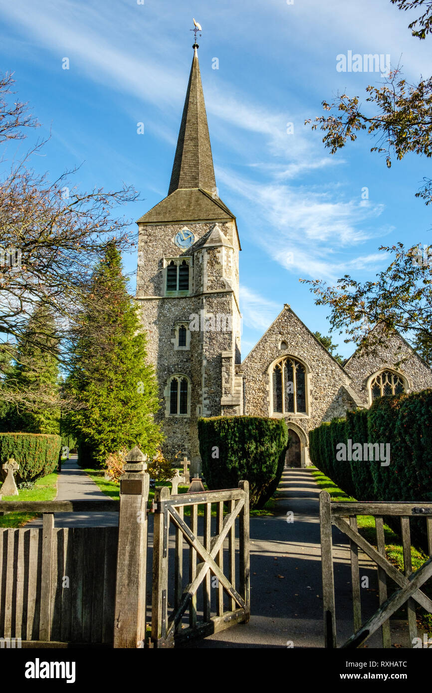 St Nicholas Church, Church Row, Chislehurst, Kent Stock Photo - Alamy