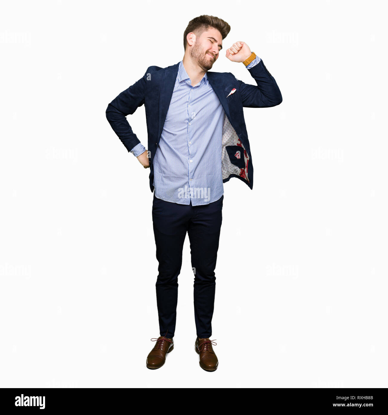 Stretch and yawn full body hi-res stock photography and images - Alamy