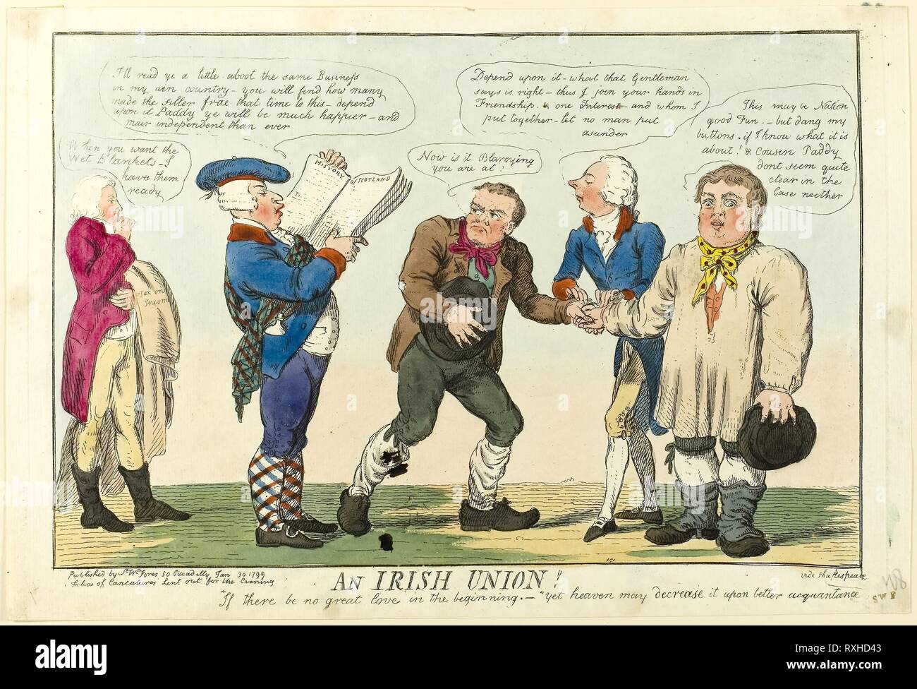 An irish union cruikshank hi-res stock photography and images - Alamy