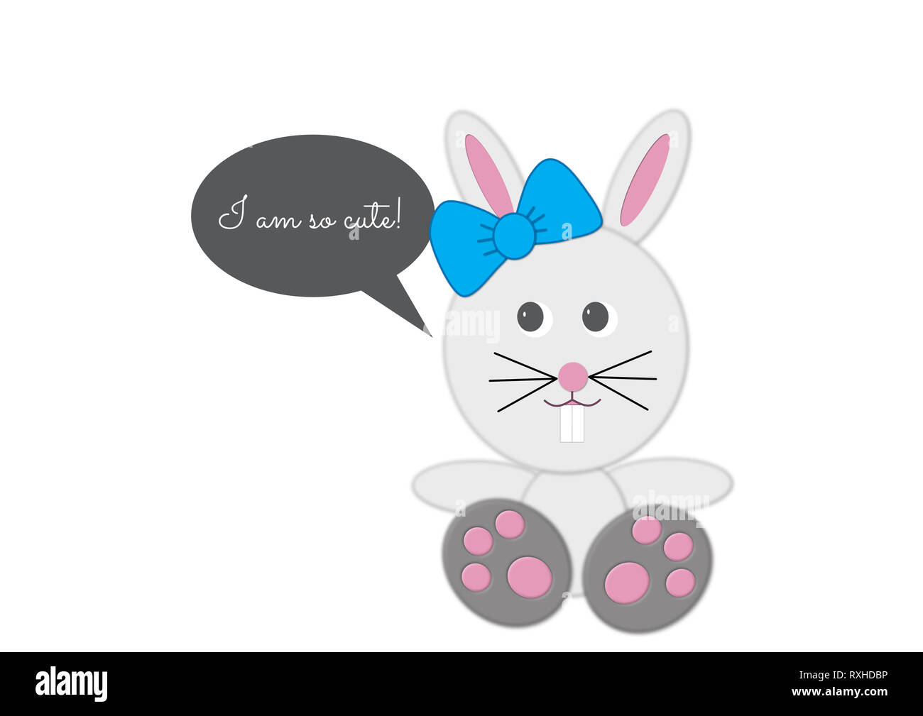 Cute little bunny Stock Photo - Alamy