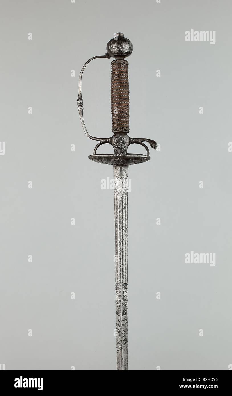 Smallsword. Blade: Peter Munch; Germany, Solingen, c. 1595-1660. Date ...