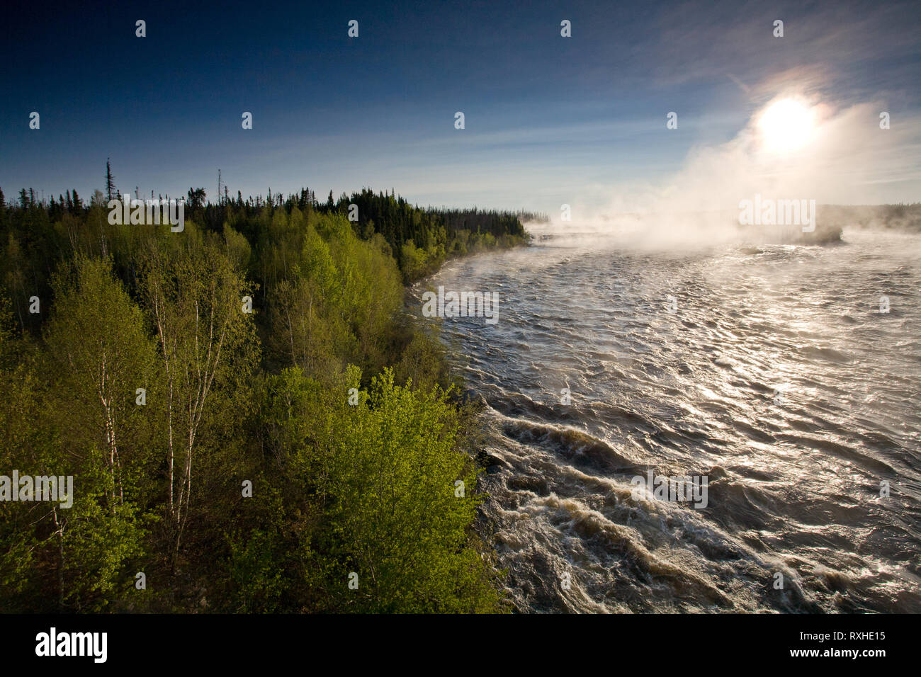 Rupert River, Eeyou Istchee James Bay Territory, Quebec, Canada Stock ...