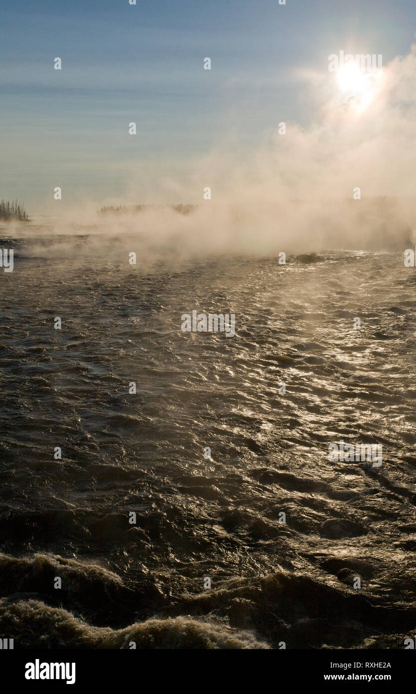 Rupert River, Eeyou Istchee James Bay Territory, Quebec, Canada Stock ...