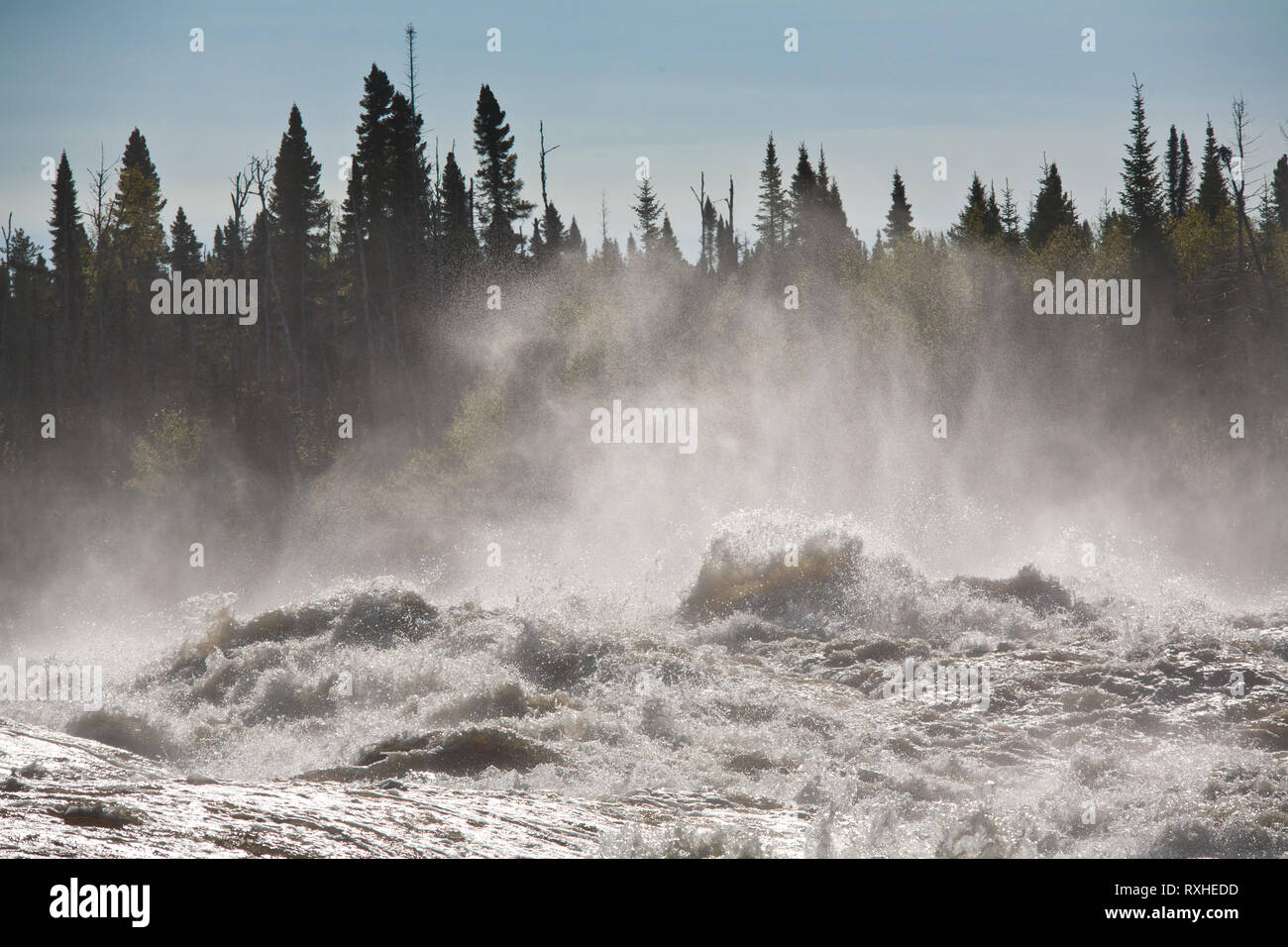 Rupert River, Eeyou Istchee James Bay Territory, Quebec, Canada Stock ...