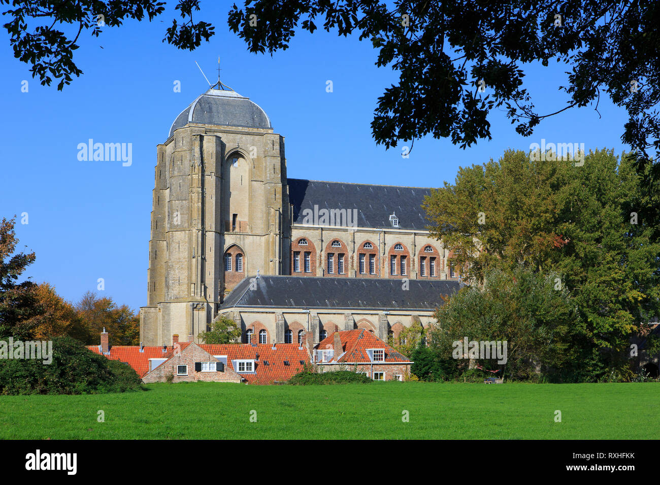 The Late Gothic Church of Our Lady (1450-1521) in Veere, Netherlands ...