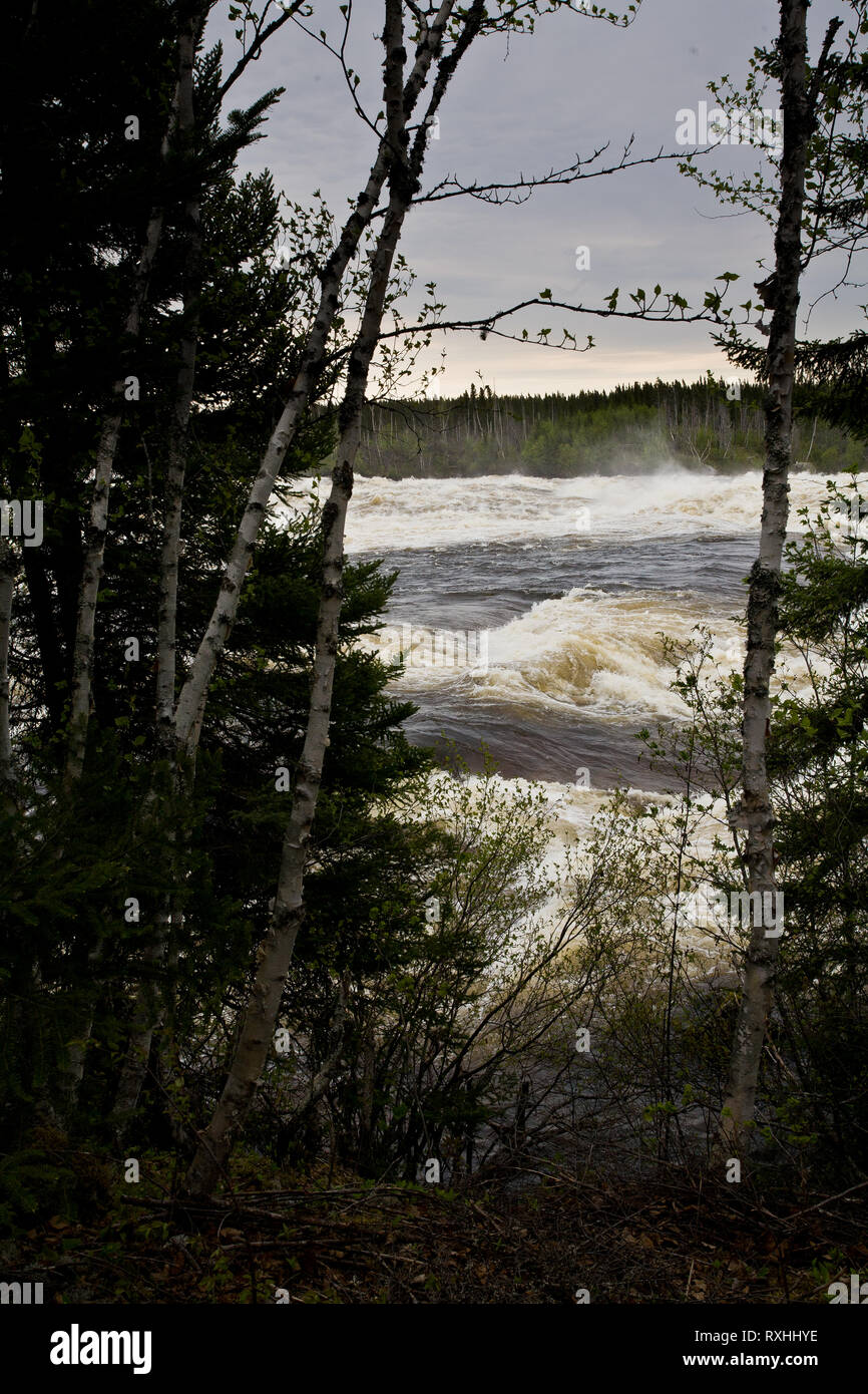 Rupert River, Eeyou Istchee James Bay Territory, Quebec, Canada Stock ...
