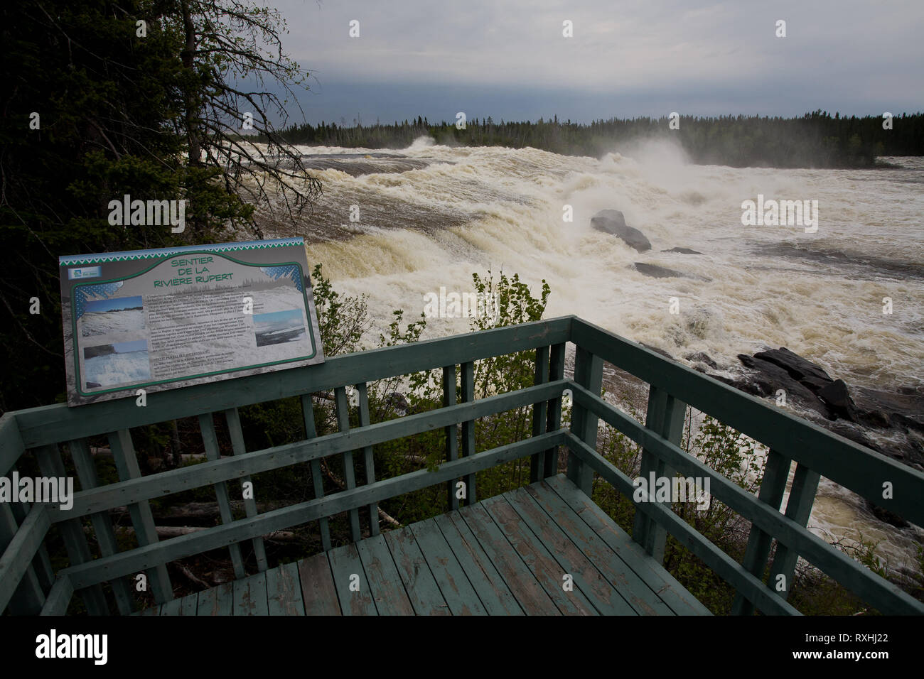 Rupert River, Eeyou Istchee James Bay Territory, Quebec, Canada Stock ...