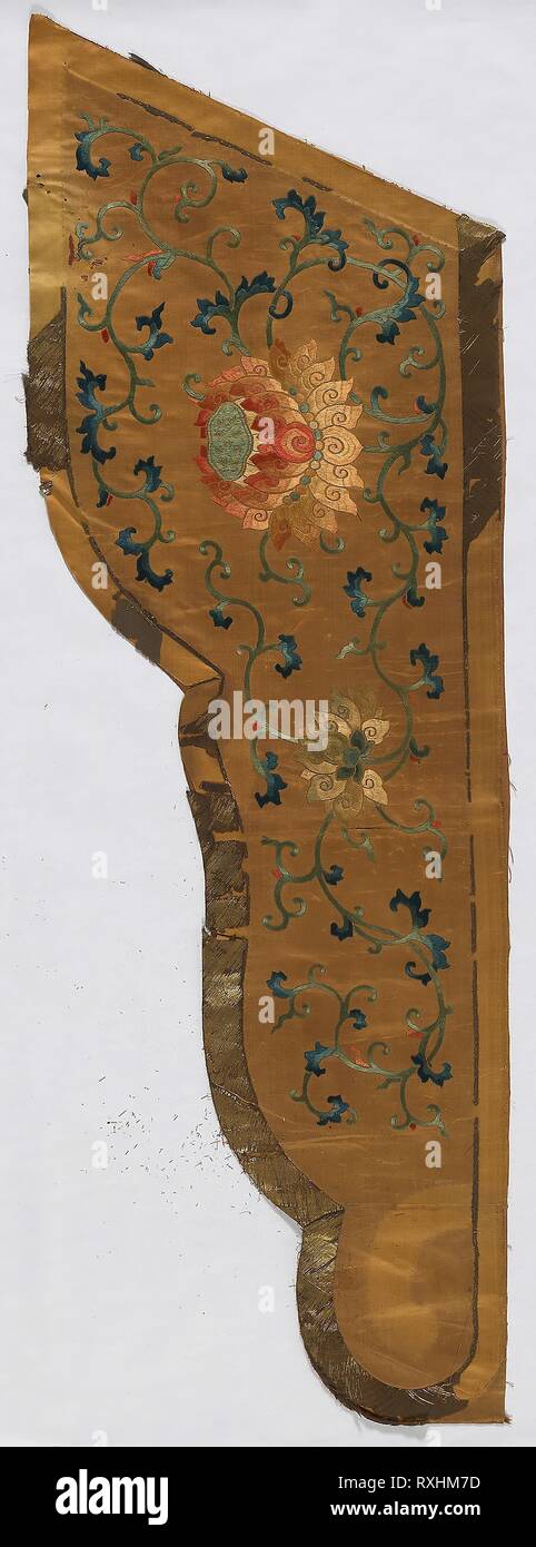 Temple banner. China. Date: 1700-1750. Dimensions: 39.4 × 116.9 cm (15 ...