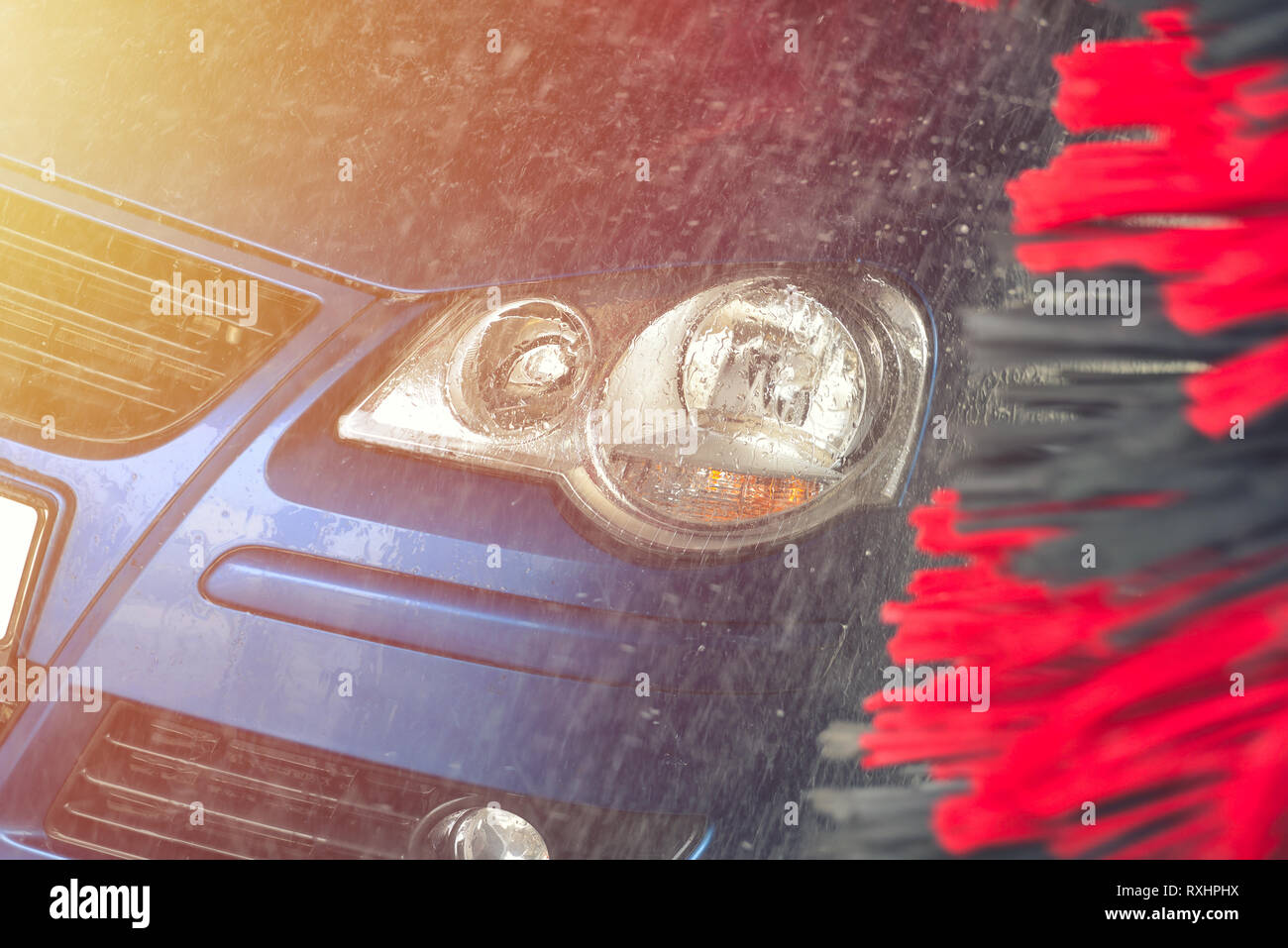 Automated car wash in action hi-res stock photography and images - Alamy