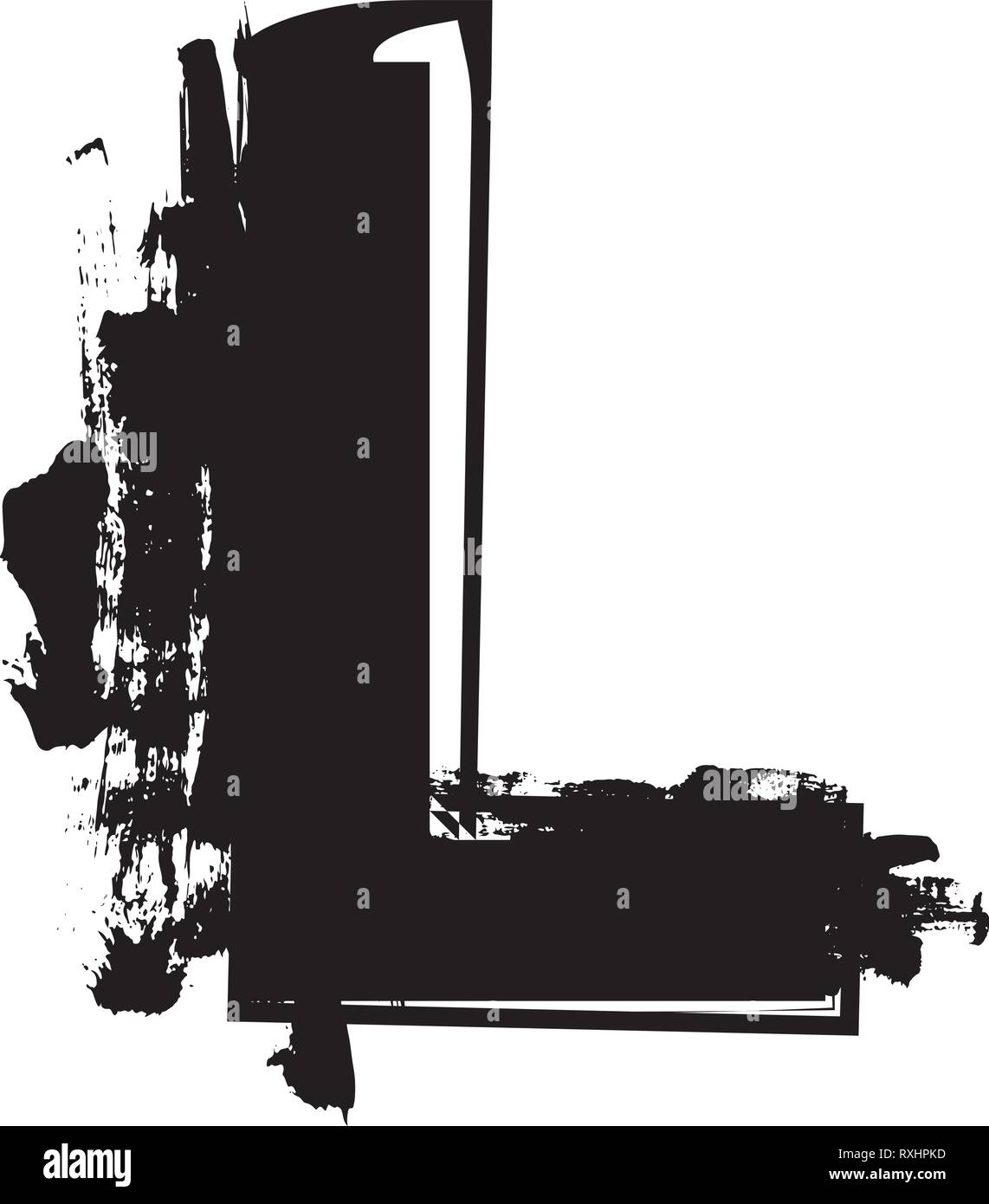 Black ink l l Stock Vector Images - Alamy