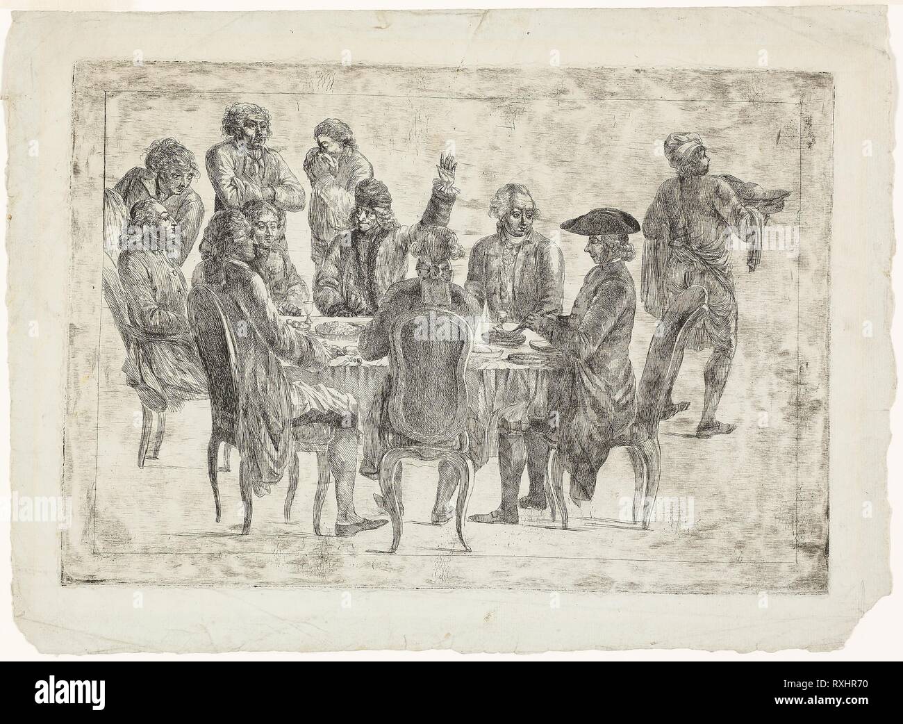 Le souper des philosophes hi-res stock photography and images - Alamy