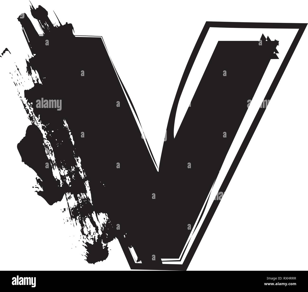 Artistic v vector vectors hi-res stock photography and images - Alamy
