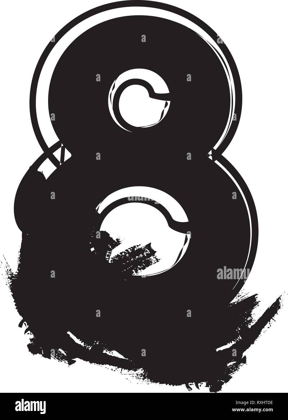 Eighth vector vectors hi-res stock photography and images - Alamy