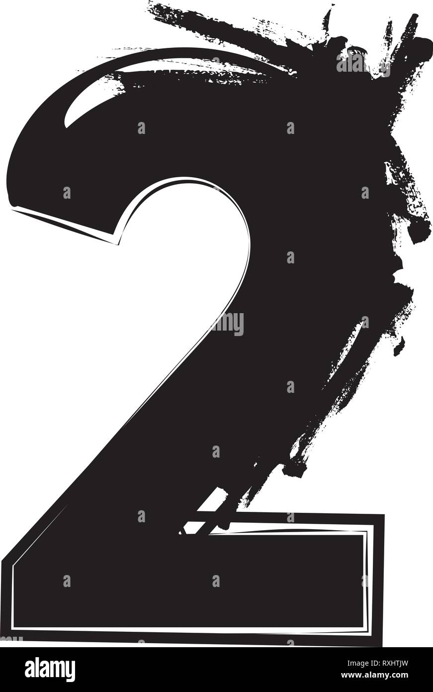 Second alphabet Stock Vector Images - Alamy