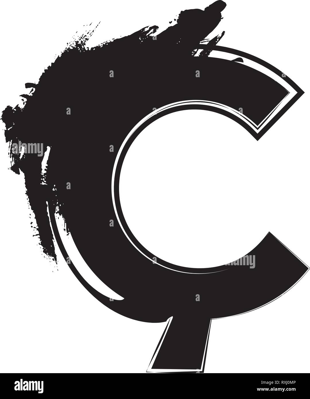 Abstract vector illustration drawing of Symbol Stock Vector Image & Art ...