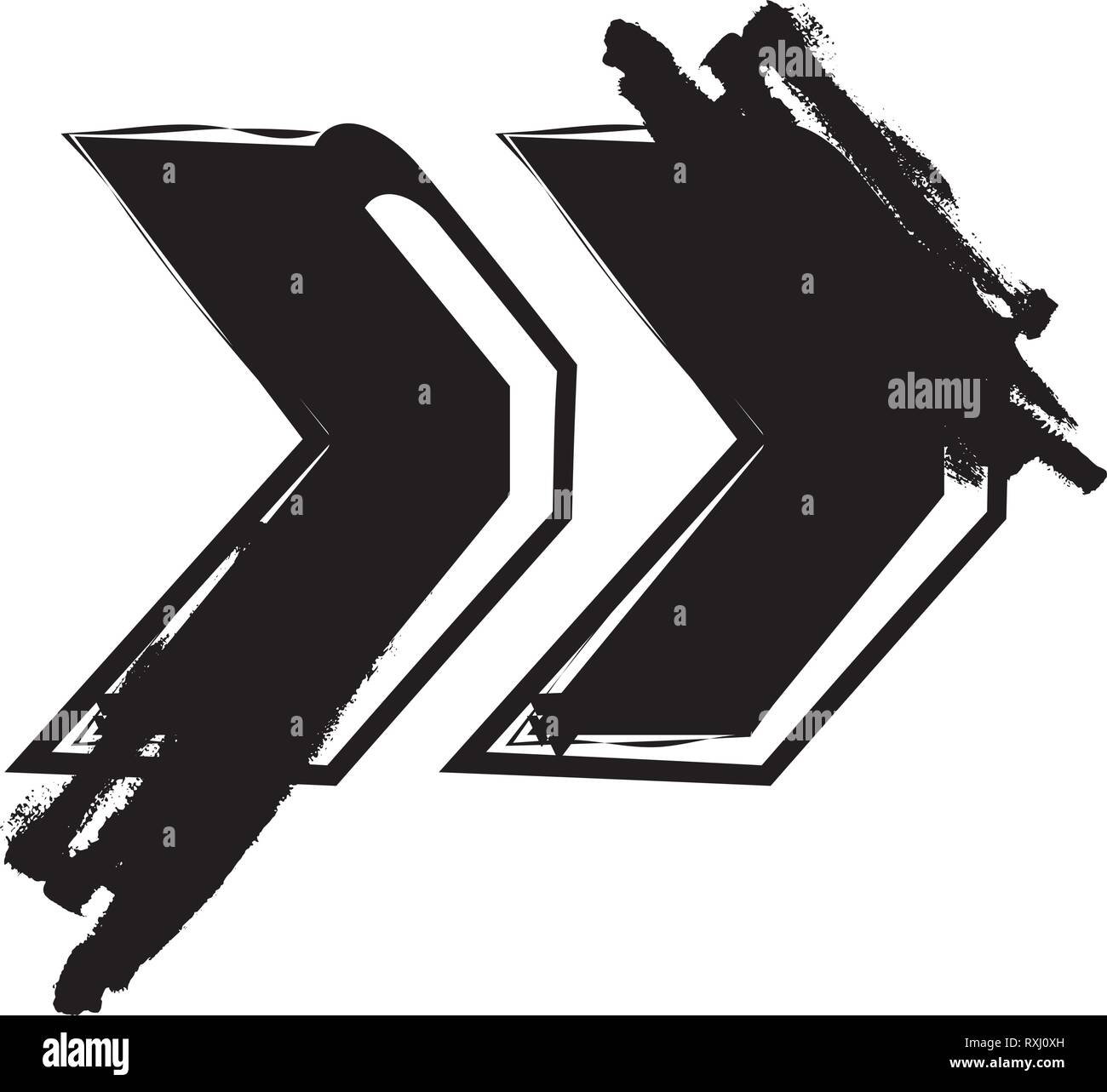 Abstract vector illustration drawing of Symbol Stock Vector Image & Art ...